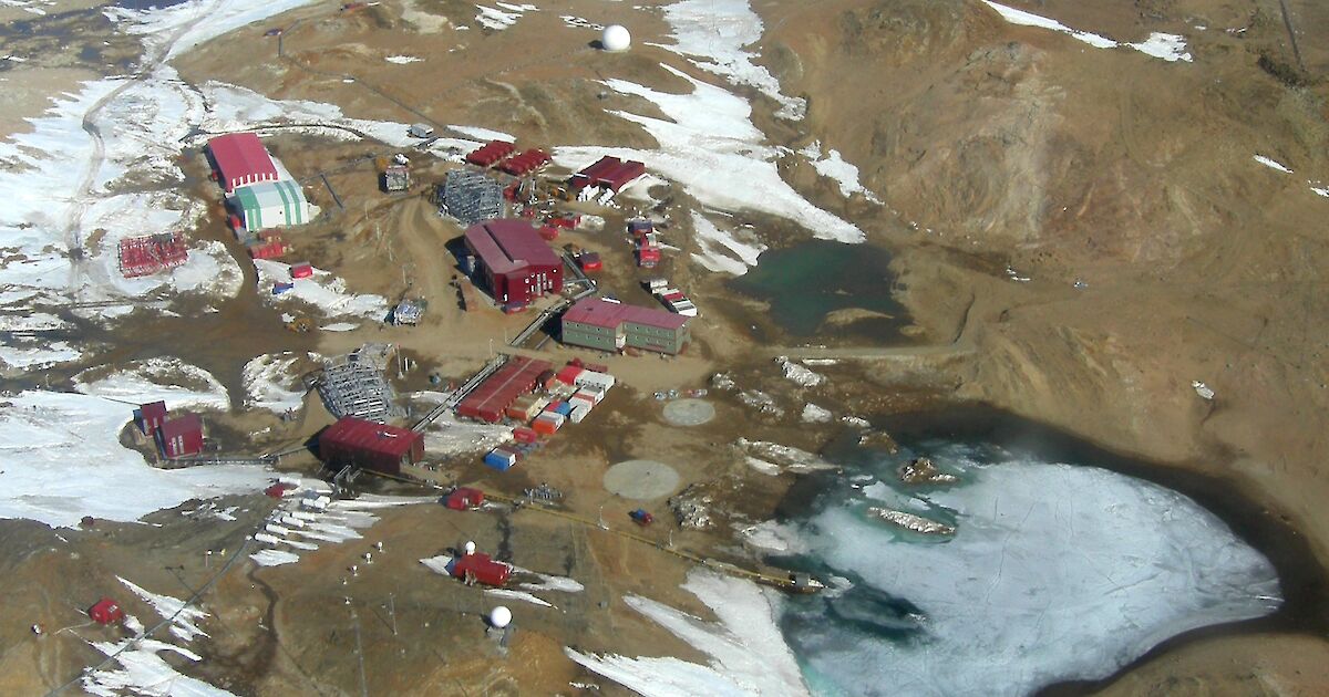 Zhongshan Station Antarctica Map 1,928 Antarctic Research Station