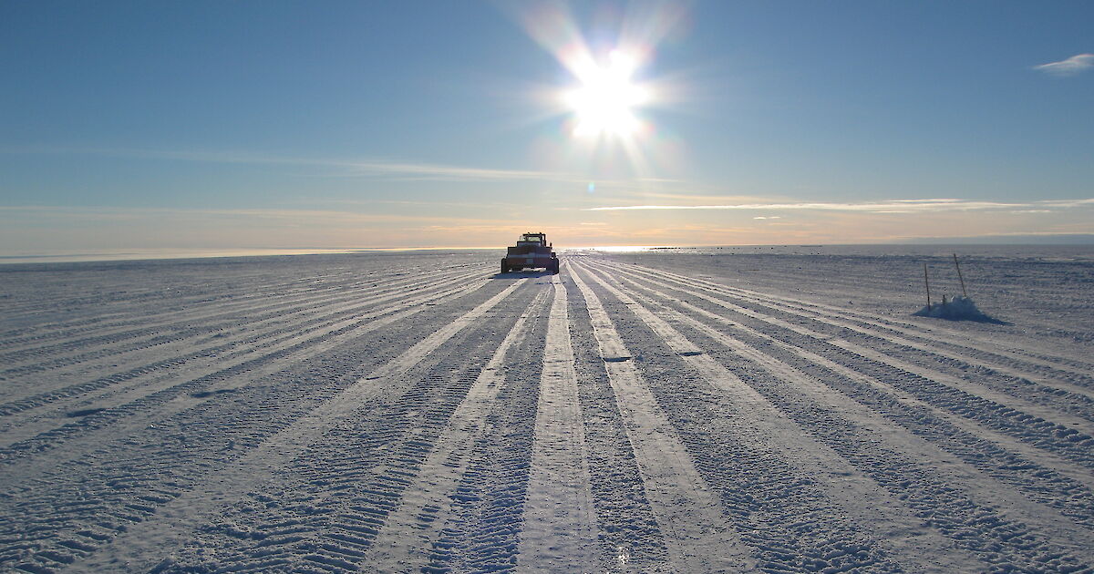 New Antarctic blue ice runway nearing completion – Australian Antarctic ...