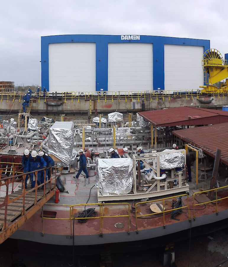 New icebreaker looking ship shape – Australian Antarctic Program (News ...