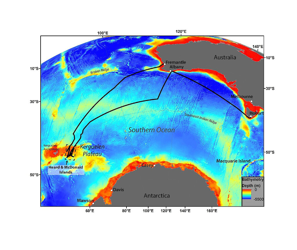 Volcanic hotspot may fortify ocean life — Australian Antarctic Program