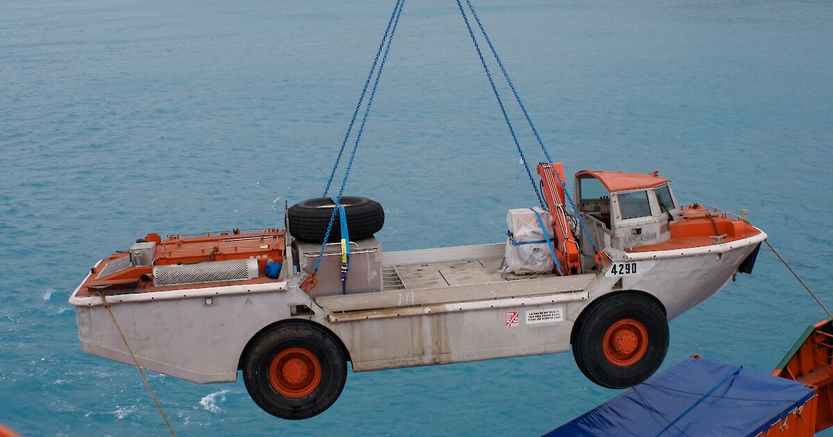 Lighter, Amphibious, Resupply, Cargo (LARC) – Australian Antarctic Program