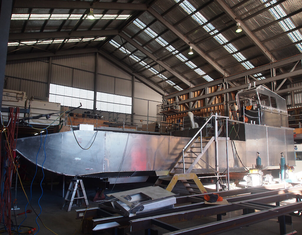 New watercraft construction barging ahead — Australian Antarctic ...