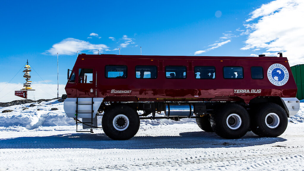 New Antarctic bus — Australian Antarctic Program
