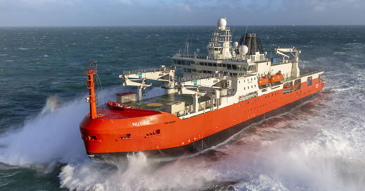 New icebreaker due to arrive in October – Australian Antarctic Program ...