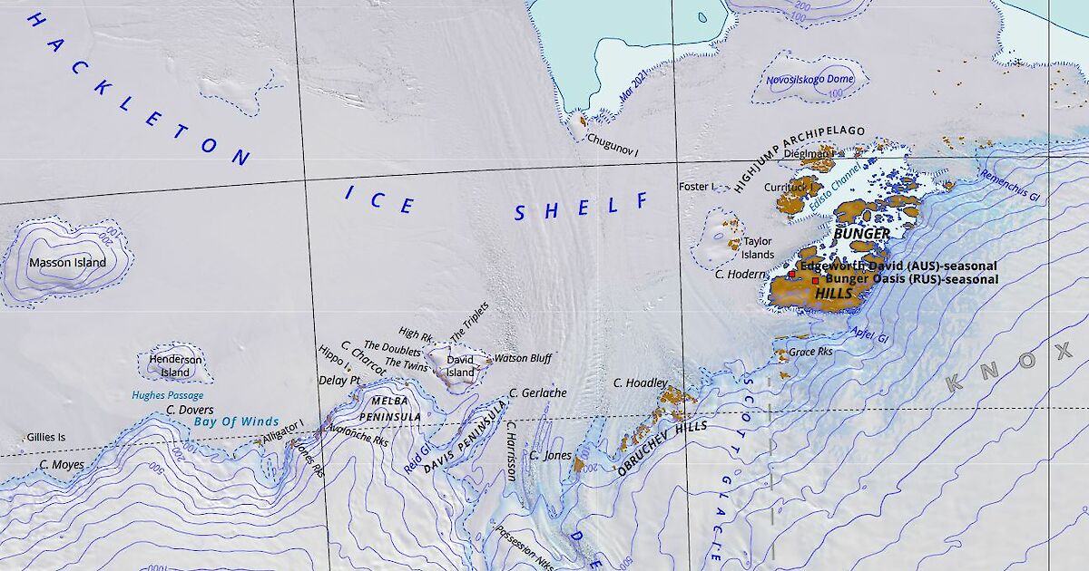 Denman terrestrial campaign mapping – Australian Antarctic Program
